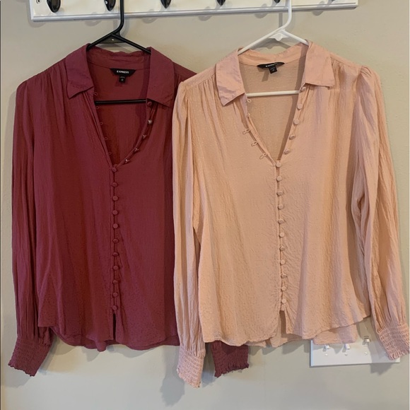 Express | Tops | Express Womens Blouse Quantity 2 | Poshmark